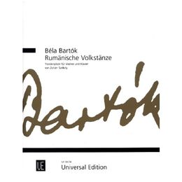 Universal Edition Rumänische Volkstänze - Béla Bartók, Kartoniert (TB)