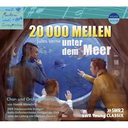 Mit Pauken und Trompeten - 20000 Meilen unter dem Meer,1 Audio-CD - Jules Verne (Hörbuch)