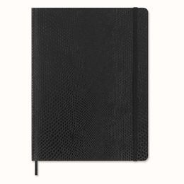 Moleskine Vegea Boa Notizbuch XL liniert weicher Einband schwarz in Box