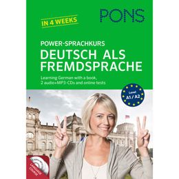 PONS Power-Sprachkurs Deutsch als Fremdsprache, m. 2 Audio-CDs, Kartoniert (TB)