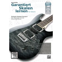 Alfred Music Publishing Garantiert Skalen lernen für Gitarre, m. 1 DVD+ - Bernd Kiltz, Kartoniert (TB)