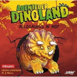 Abenteuer Dinoland - 1 - Allosaurus in Not - Linda Chapman, Michelle J. Misra (Hörbuch)