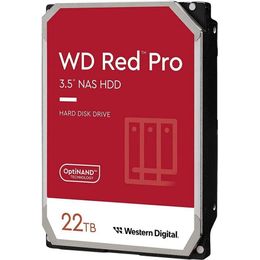 Western Digital WD Red Pro 22TB HDD-NAS-Festplatte (22TB) 3,5", rot|schwarz