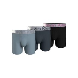 Calvin Klein Underwear Boxer BOXER BRIEF 3PK (Packung, 3-St., 3er-Pack) mit Logoschriftzug auf dem Bund, bunt
