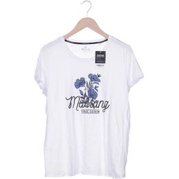 Mustang Damen T-Shirt, weiß, Gr. 42