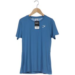 Gymshark Damen T-Shirt, blau, Gr. 38