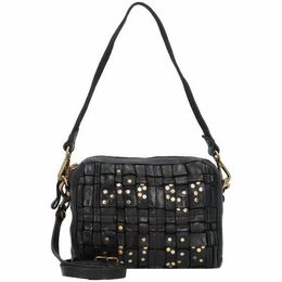 Campomaggi Schultertasche Leder 22 cm nero