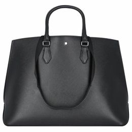 Montblanc Sartorial Shopper Tasche Leder 48 cm black