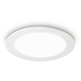 Groove - led 1 Light Large Round Cool Einbaustrahler Weiß - Ideal Lux