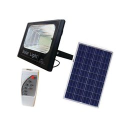 Meditrade GmbH Solar energie paneel strahler led weisses licht IP67 mit fernbedienung 600 Watt