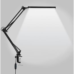 VINGO - led Schreibtischlampe Tischlampe dimmbar Leselampe flexibel Bürolampe Farb 10W