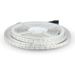 LED-Streifen SMD5050 4,8W/m 5m 30 LED/m 12V 3000K IP65 10mm - V-TAC