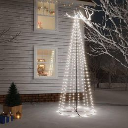 LED-Weihnachtsbaum Kegelform Kaltweiß 310 LEDs - Weiß - Prolenta Premium