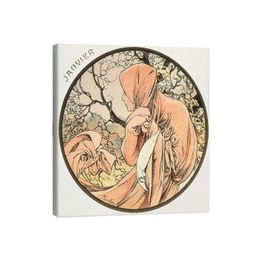 Posterlounge Leinwandbild Alfons Mucha