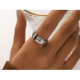 Eyecatcher Fingerring Süßer silberner Fidget Anti Stress Kätzchen Ring