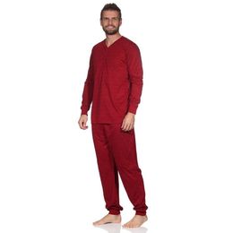 EloModa Pyjama Herren Pyjama Shirt & Hose Schlaf-Anzug Nachthemd