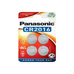 Batterie Lithium, Knopfzelle, CR2016, 3V (CR-2016EL/4B) - Panasonic