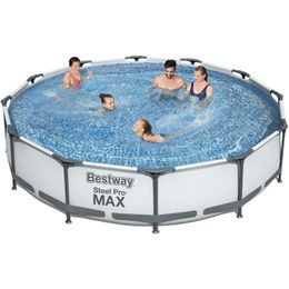 Bestway Pool mit rahmen+pumpe 366x76h 56416 s/skala