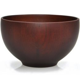 Goodwei Schale Jap. Speise- bzw. Reisschale aus Kastanienholz, 12 cm (dunkelbraun), Holz, (einzeln, 1-tlg), Aus Massivholz gefertigt