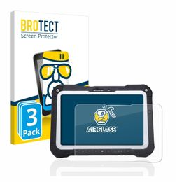 BROTECT Displayschutzglas Schutzglas für Panasonic Toughbook FZ-G2, 3 Stück, Schutzfolie Display Schutz Glas Folie klar, weiß