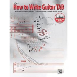 Alfred Music Publishing How to Write Guitar TAB, Gebunden