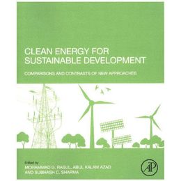 Clean Energy for Sustainable Development - Abul Azad, Mohammad G. Rasul, Subhash C. Sharma, Kartoniert (TB)