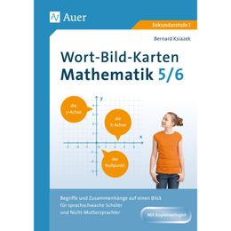 Wort-Bild-Karten Mathematik / Wort-Bild-Karten Mathematik 5/6 - Bernard Ksiazek, Geheftet