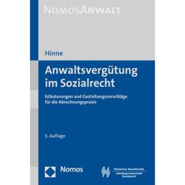 Nomos Anwaltsvergütung im Sozialrecht - Dirk Hinne, Kartoniert (TB)