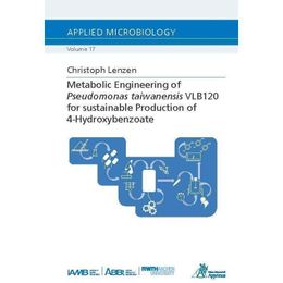 Applied Microbiology / Metabolic Engineering ofPseudomonas taiwanensis VLB120 for sustainableProduction of 4-Hydroxybenzoate - Christoph Lenzen, Kartoniert (TB)
