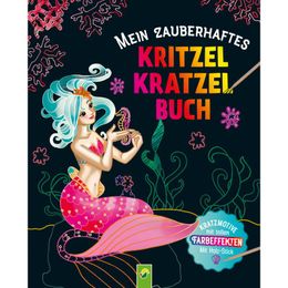 Mein zauberhaftes Kritzel-Kratzel-Buch - Schwager & Steinlein Verlag, Kartoniert (TB)