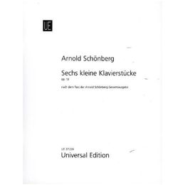 Universal Edition 6 kleine Klavierstücke, Kartoniert (TB)