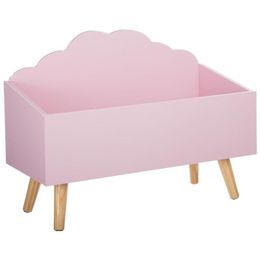 Atmosphera Aufbewahrungskiste für Kinderzimmer, Spielzeugkiste, 58 x 28 x 45 cm, Wolken-Motiv, mdf