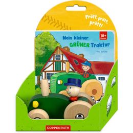 Mein kleiner grüner Traktor, m. Holzauto - Kristina Schaefer, Tina Schulte, Pappband