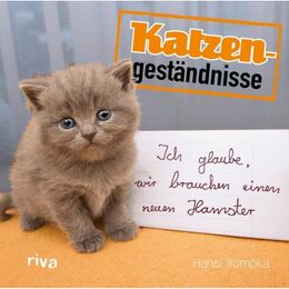 Riva Verlag Katzengeständnisse - Hansi Trompka, Gebunden