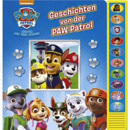 Vorlese-Pappbilderbuch mit Sound, PAW Patrol, Geschichten von der PAW Patrol, Gebunden