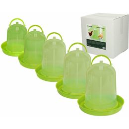 Gaun Vogeltränke Geflügel Stülptränke 8 L, lemongrün