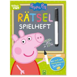 Peppa Pig Rätsel-Spielheft. Rätselbuch mit Stift und abwischbaren Seiten, Kartoniert (TB)