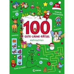 Loewe 100 Gute-Laune-Rätsel / 100 Gute-Laune-Rätsel - Weihnachten, Kartoniert (TB)