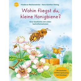 arena Wohin fliegst du, kleine Honigbiene?, m. Audio-CD - Friederun Reichenstetter, Gebunden