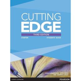 Cutting Edge, Starter, New Edition / Students' Book and DVD-ROM - Araminta Crace, Sarah Cunningham, Peter Moor, Kartoniert (TB)