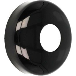 DESIGN-Hahnrosette (3/4 ) ø 27 mm x ø 67 mm x 25 mm - schwarz - tecuro