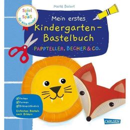 Spiel+Spaß für KiTa-Kinder / Spiel+Spaß für KiTa-Kinder: Mein erstes Kindergarten-Bastelbuch: Pappteller, Becher & Co. - Maïte Balart, Kartoniert (TB)