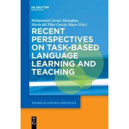 De Gruyter Recent Perspectives on Task-Based Language Learning and Teaching, Kartoniert (TB)