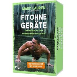 Riva Fit ohne Geräte - Kartenset, 100 Übungskarten mit Begleitbuch - Mark Lauren, Joshua Clark, Taschenbuch