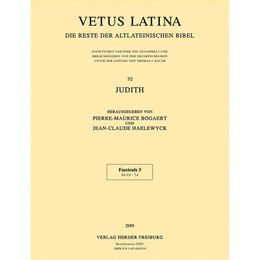 Vetus Latina / 7/2 / Judith.Fasc.3, Kartoniert (TB)