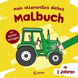 Loewe Mein allererstes dickes Malbuch (Traktor), Kartoniert (TB)