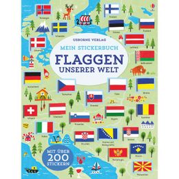 Mein Stickerbuch / Mein Stickerbuch - Flaggen unserer Welt - Holly Bathie, Kartoniert (TB)
