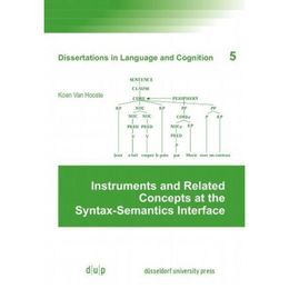 Instruments and Related Concepts at the Syntax-Semantics Interface - Koen Van Hooste, Kartoniert (TB)