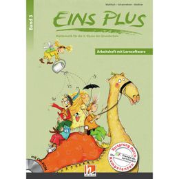 EINS PLUS 3. Ausgabe Deutschland. Arbeitsheft mit Lernsoftware, m. 1 CD-ROM - David Wohlhart, Michael Scharnreitner, Elisa Kleißner, Gebunden