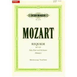Requiem d-Moll KV 626 (Black), Klavierauszug - Wolfgang Amadeus Mozart, Kartoniert (TB)